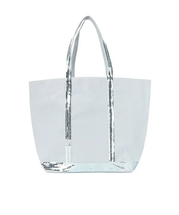 Vanessa Bruno Cabas Tote Bag With Sequins - White