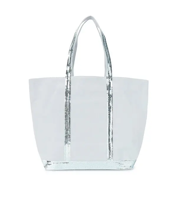 Vanessa Bruno Cabas Tote Bag With Sequins - White