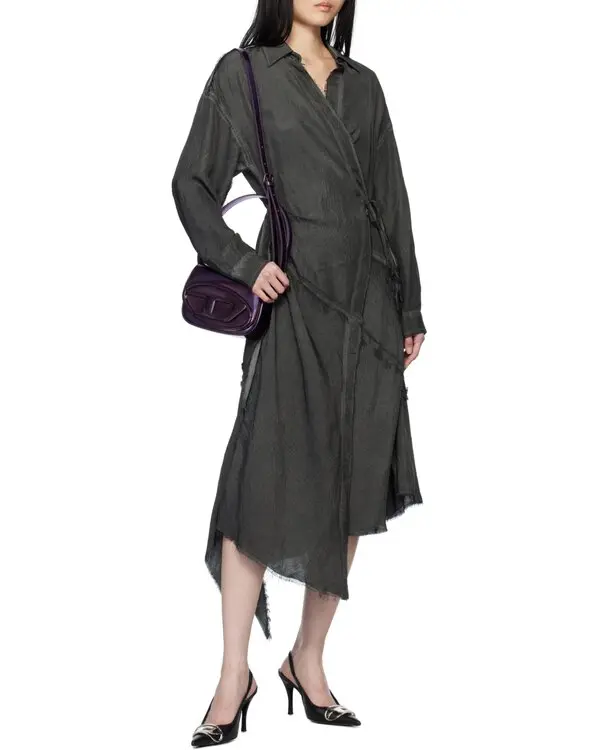 DIESEL® D-raven-q1 Maxi Wrap Dress