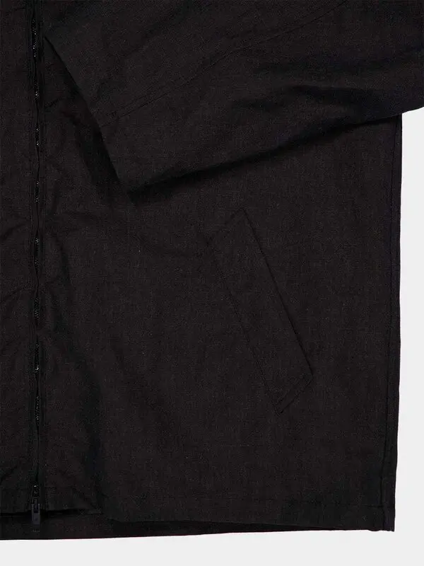 Balenciaga Logo Embroidered Zip-up Hooded Jacket