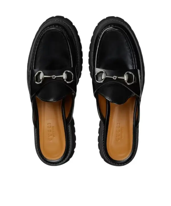 Gucci Horsebit Leather Mules