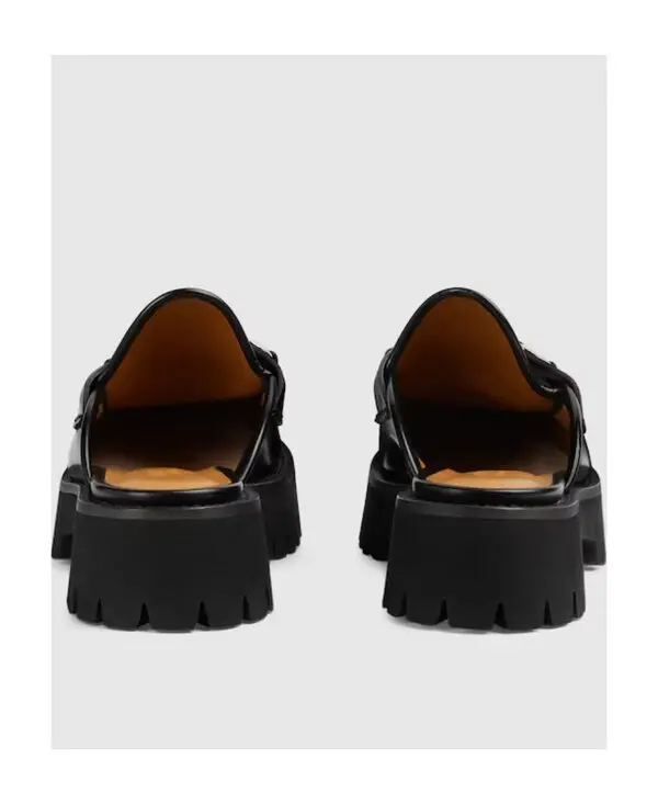 Gucci Horsebit Leather Mules