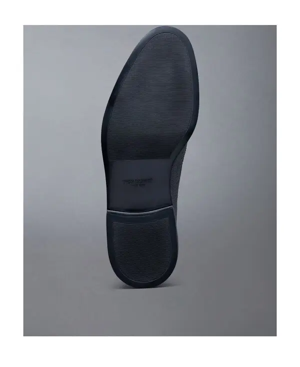 Thom Browne Almond Toe Leather Brogues - Grey