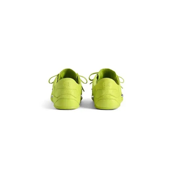 Balenciaga City Lace-up Sneakers With Stud Embellishments - Green