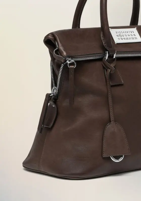 MAISON MARGIELA 5ac Medium Tote Bag - Ebony