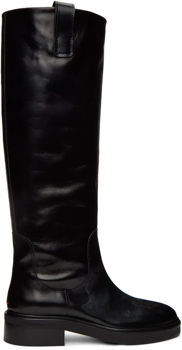 AeydĒ Henry Knee-high Boots - Black