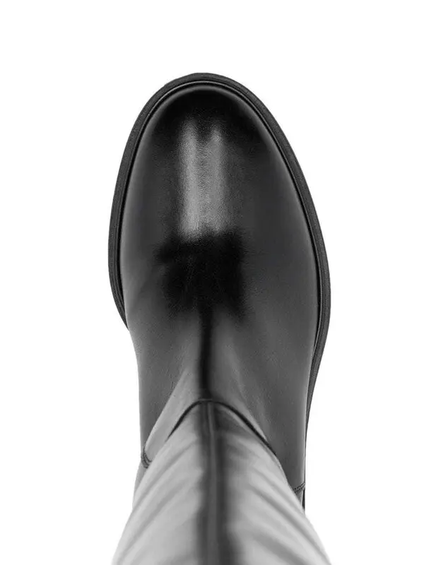 AeydĒ Henry Knee-high Boots - Black