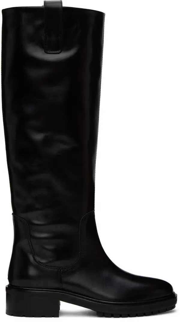 AeydĒ Henry Knee-high Boots - Black