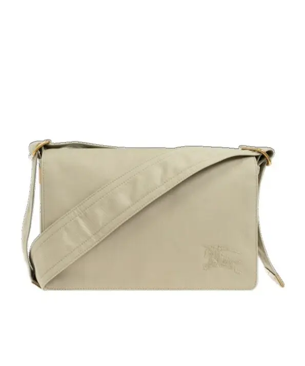 Burberry Ekd Motif Trench Gabardine Crossbody Bag - Green
