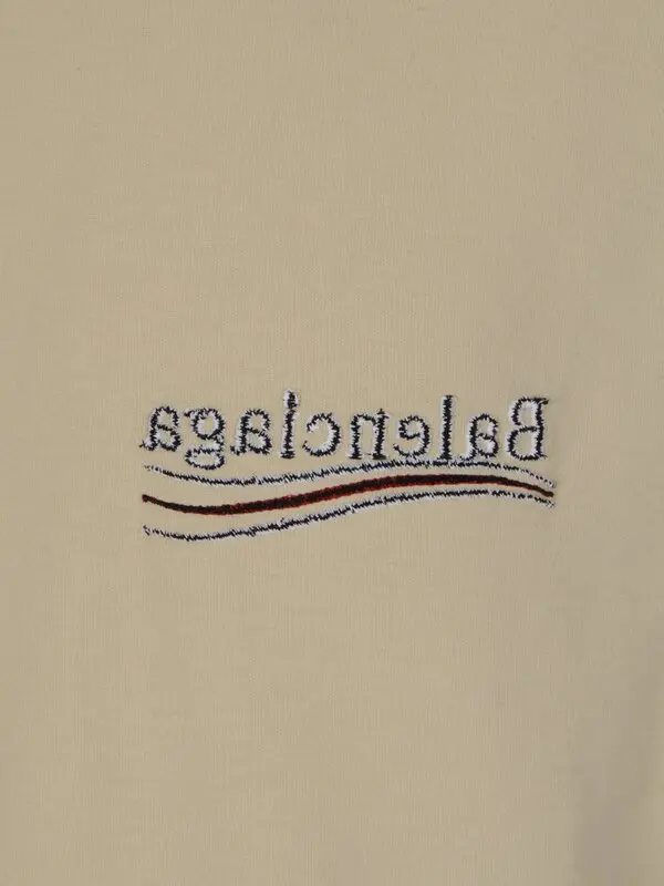 Balenciaga Logo Printed Crewneck T-shirt