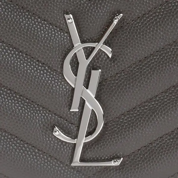 Saint Laurent Zipper Wallet - Black