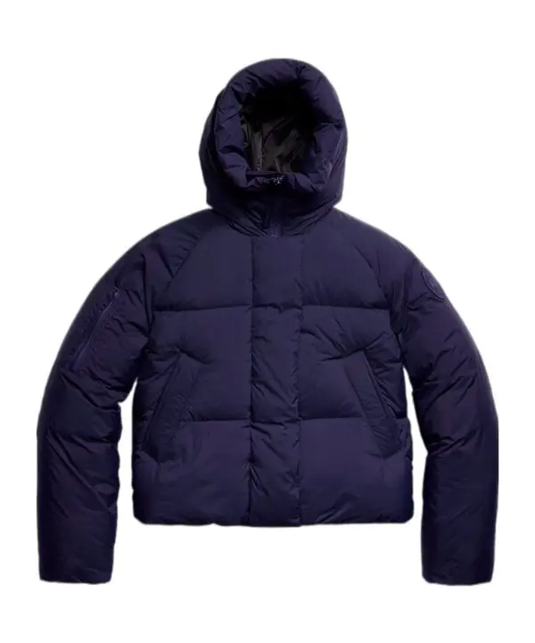 Canada Goose Quilted Zip-front Down Jacket - Black