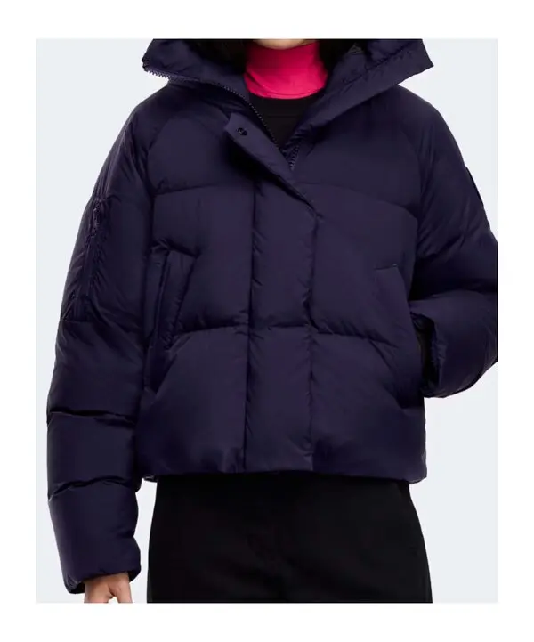 Canada Goose Quilted Zip-front Down Jacket - Black