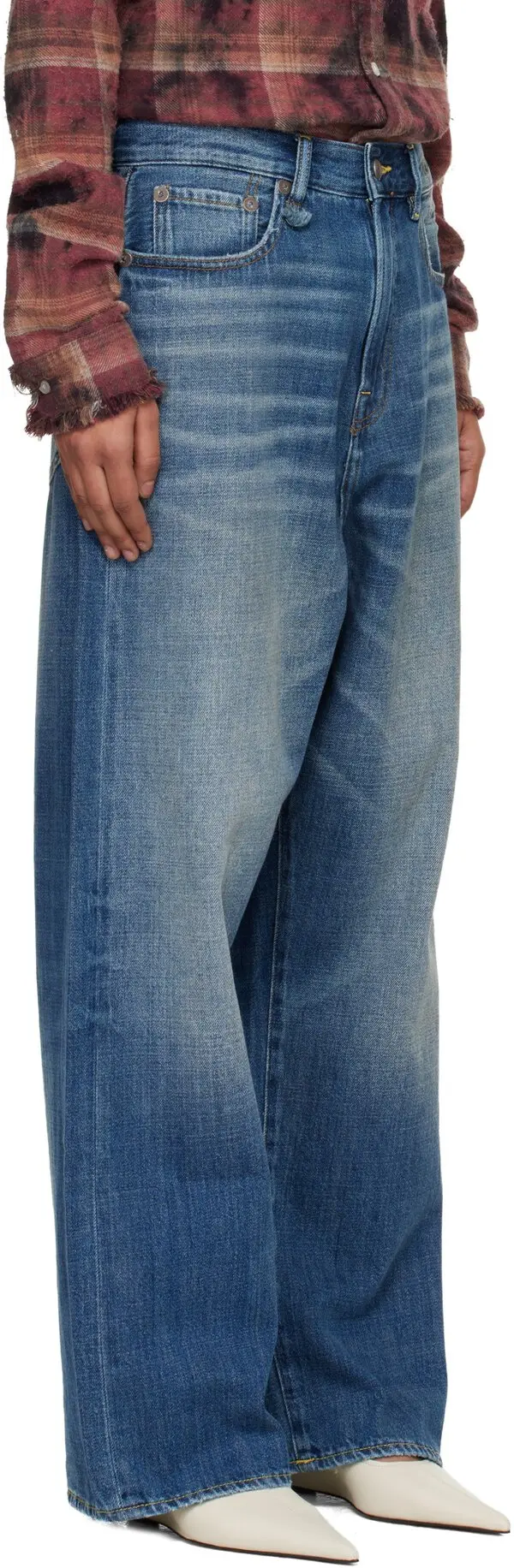 R13 Venti Straight Leg Jeans
