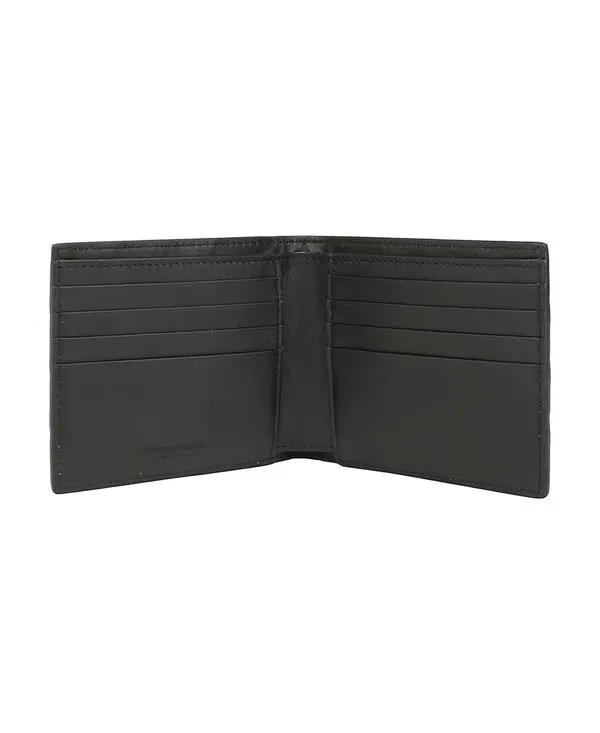 Bottega Veneta Intreccio Bi-fold Wallet - Black