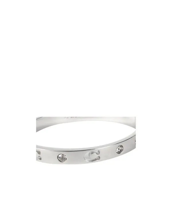 COACH Hinge Bangle Bracelet With Monogram Motif
