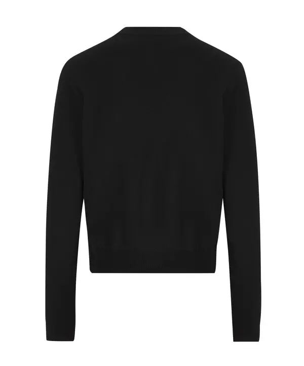 Gucci Embroidered Knit Cardigan - Black