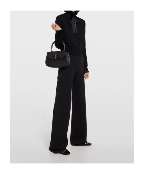 Gucci Embroidered Knit Cardigan - Black