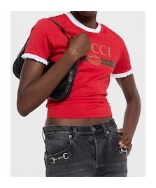 Gucci Cotton Jersey T-shirt With Printed Logo