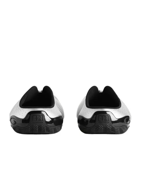 Balenciaga Basketball Slip-on Sneakers - Silver/black