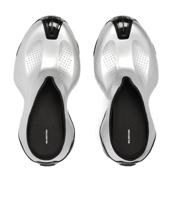 Balenciaga Basketball Slip-on Sneakers - Silver/black