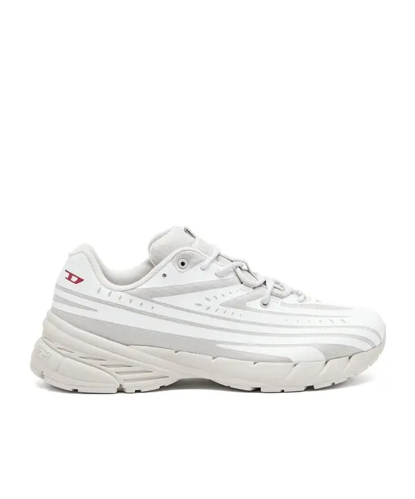 DIESEL® D-airspeed Low Panelled Sneakers - White/grey
