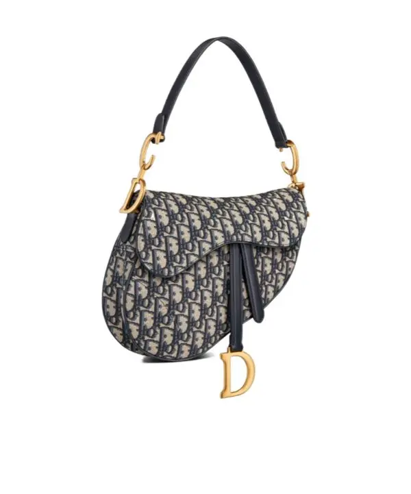 Dior Saddle Messenger Bag In Oblique