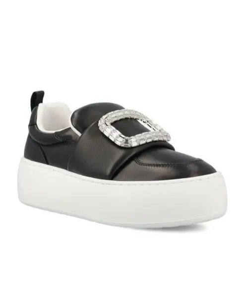 ROGER VIVIER Embellished Buckle Sneakers
