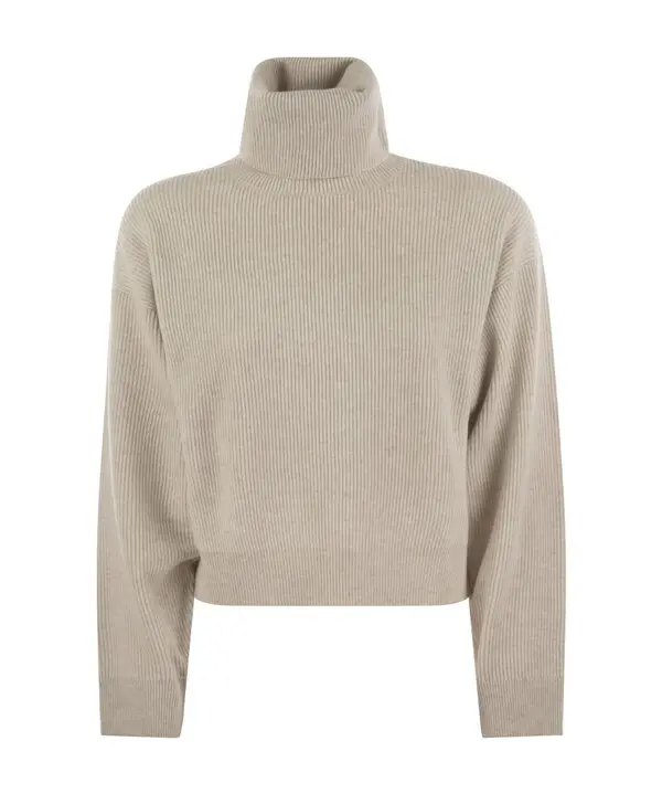 Brunello Cucinelli Roll Neck Knitted Jumper - No