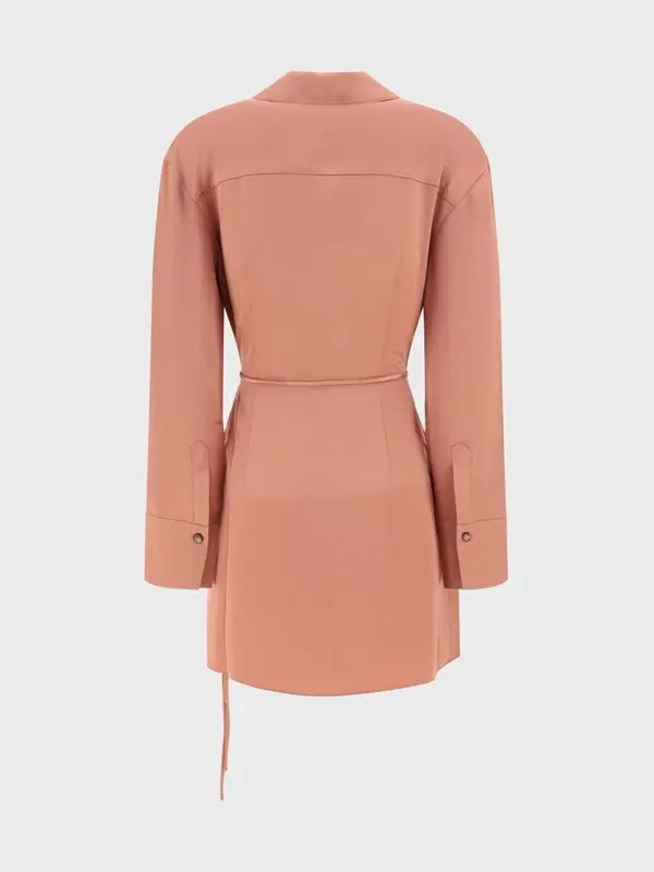 Nanushka Xaviera Long-sleeved Dress - Brown