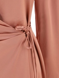 Nanushka Xaviera Long-sleeved Dress - Brown