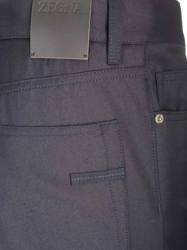 Zegna Wool Tailored Trousers