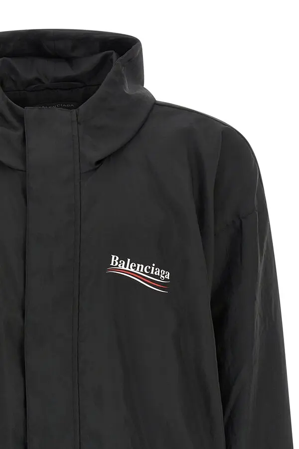 Balenciaga Political Campaign Hooded Jacket