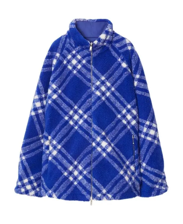 Burberry Checked Fleece Jacket - No