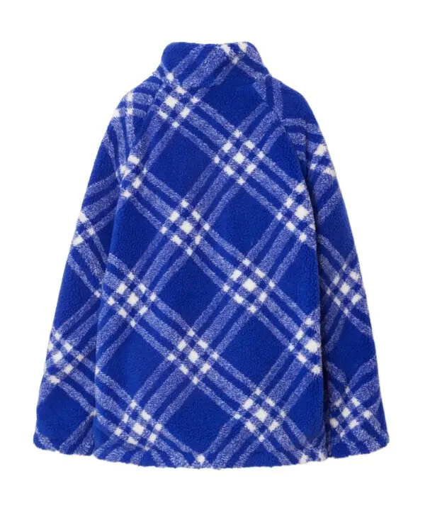 Burberry Checked Fleece Jacket