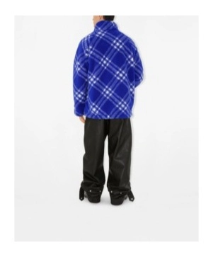 Burberry Checked Fleece Jacket