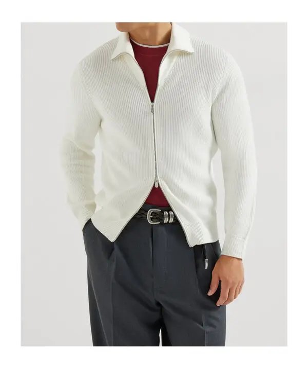 Brunello Cucinelli Zip-fastening Cardigan - Panama