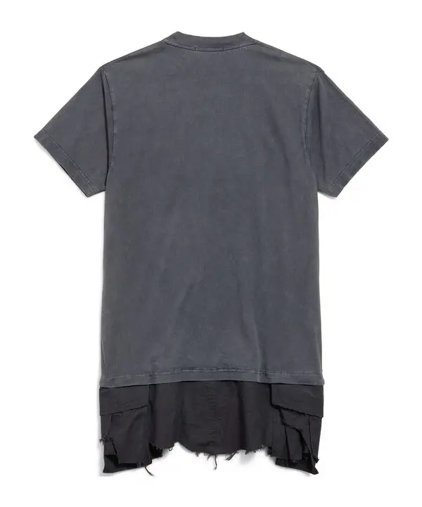 Balenciaga Luxury Script T-shirt Dress