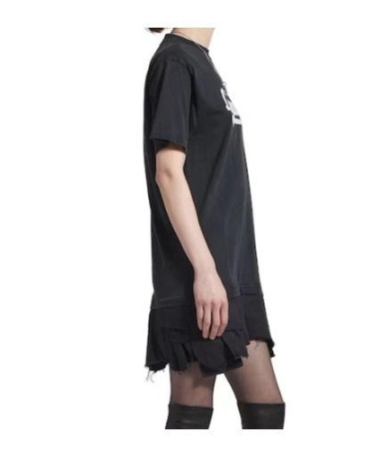 Balenciaga Luxury Script T-shirt Dress