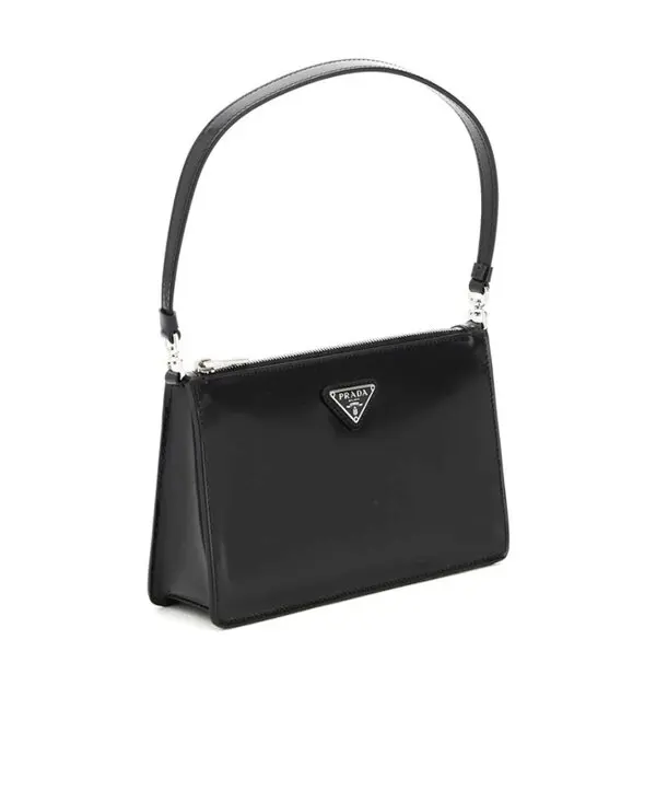 Prada Leather Logo Mini Handbag