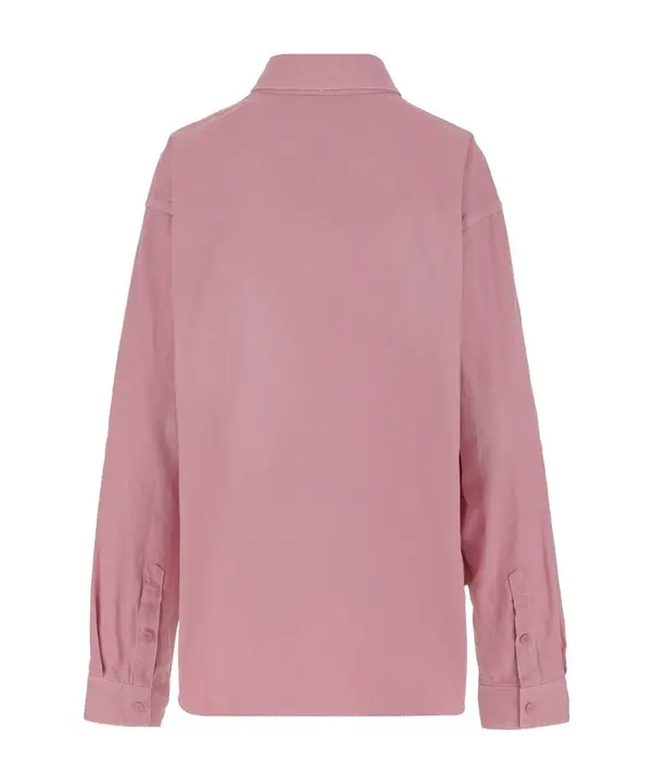 Balenciaga Logo Embroidered Long-sleeve Shirt