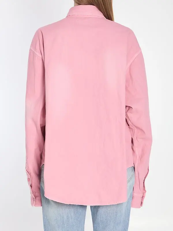 Balenciaga Logo Embroidered Long-sleeve Shirt