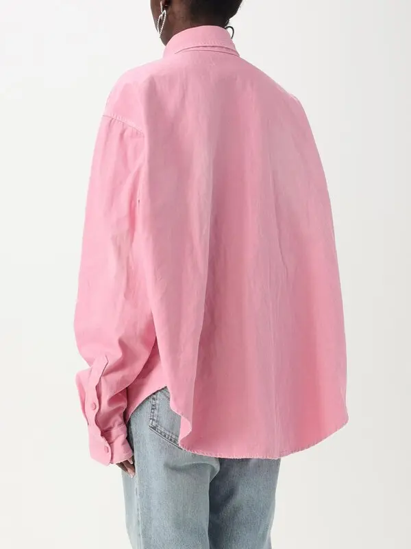 Balenciaga Logo Embroidered Long-sleeve Shirt