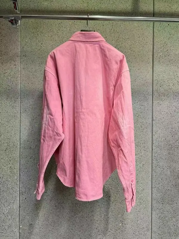 Balenciaga Logo Embroidered Long-sleeve Shirt