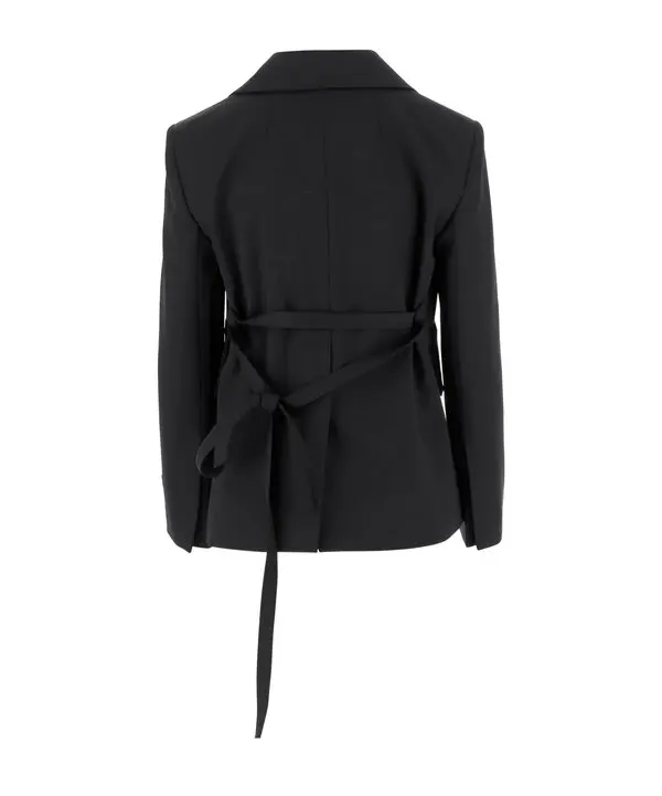 PATOU Single-breasted Lace-up Blazer