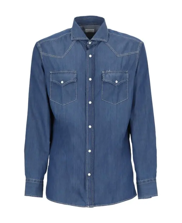 Brunello Cucinelli Buttoned Long-sleeved Shirt