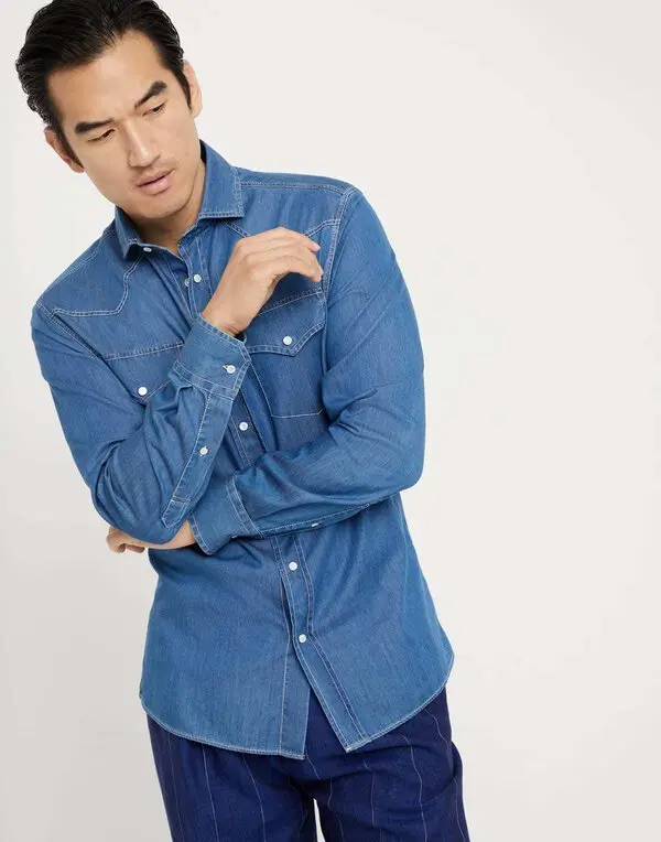 Brunello Cucinelli Buttoned Long-sleeved Shirt