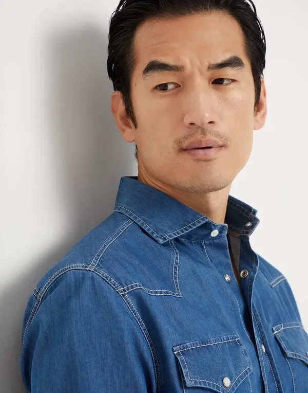 Brunello Cucinelli Buttoned Long-sleeved Shirt