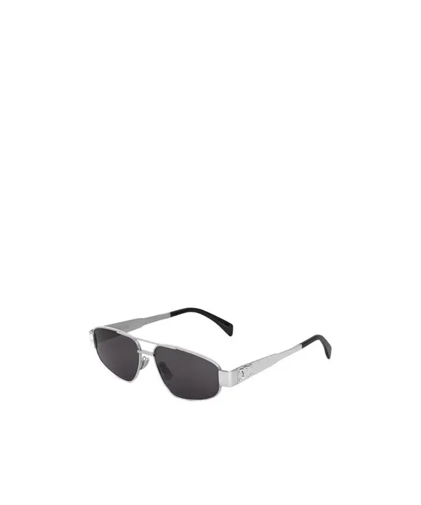 Celine Triomphe Metal 03 Sunglasses - Black