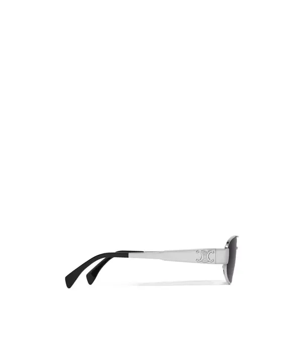 Celine Triomphe Metal 03 Sunglasses - Black